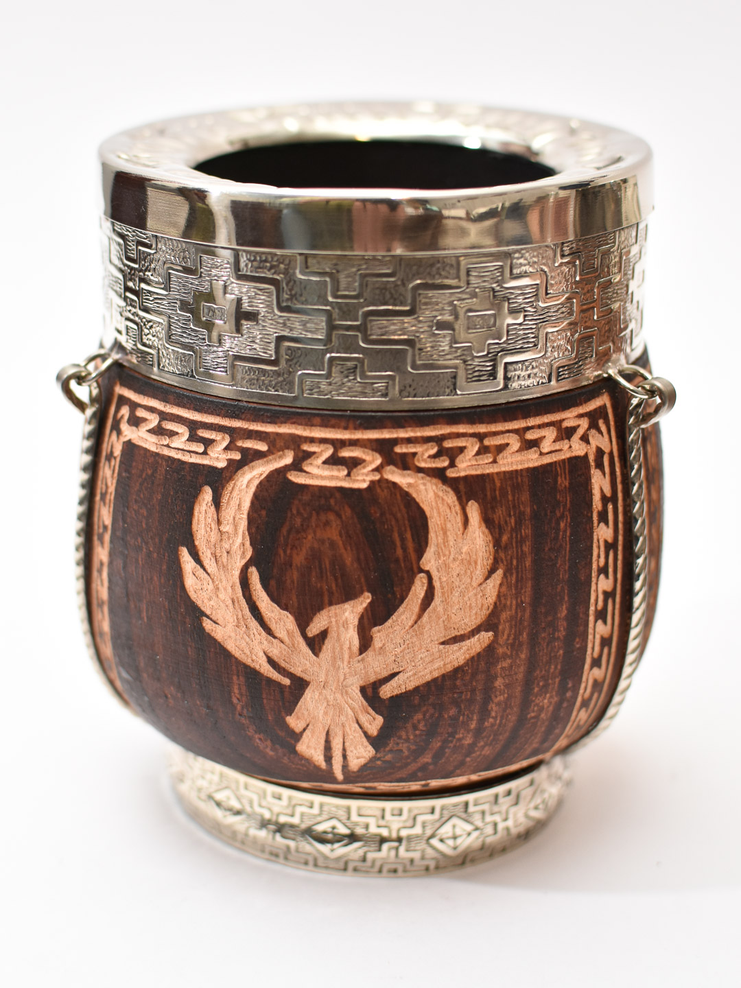 Mate Imperial grande tallado y virola cincelada – Mates Serranos